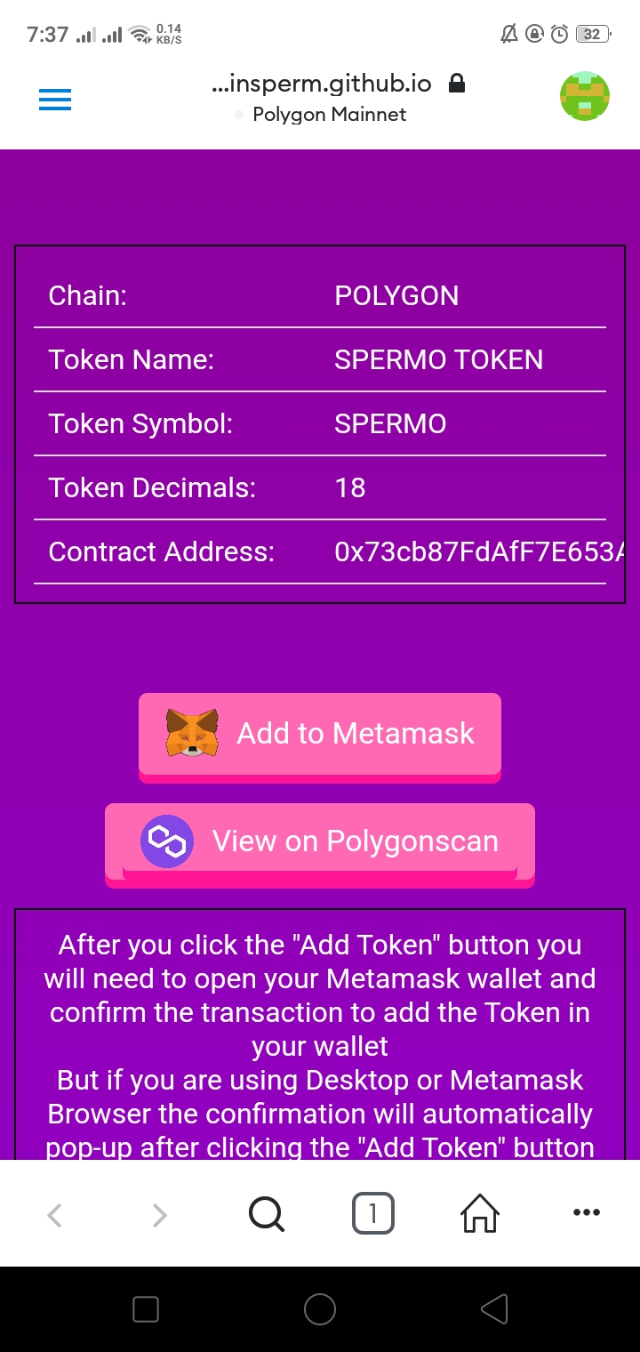 HOW TO START EARNING SPERMO TOKEN?